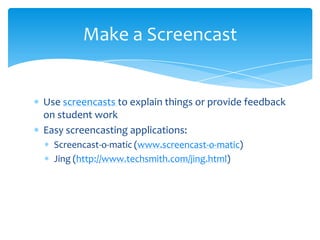 Making the impersonal personal in online education | PPT