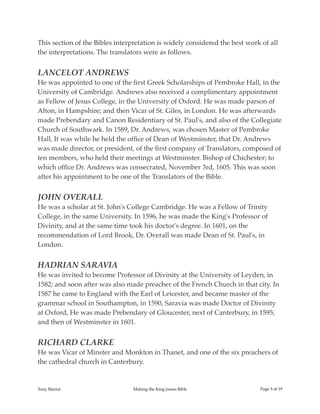 Making the King James Bible | PDF