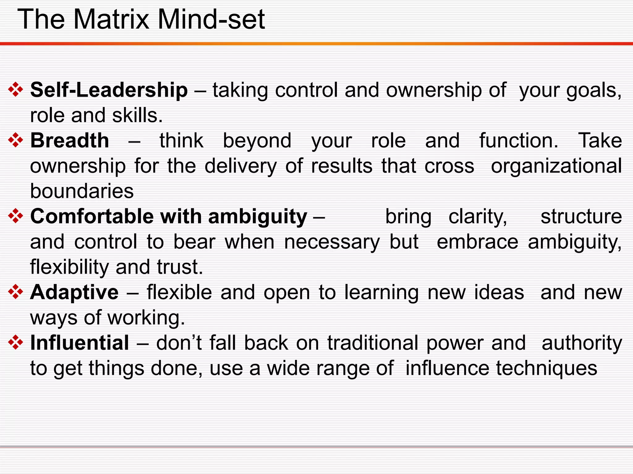 Making the matrix work | PDF | Business Administration | Business