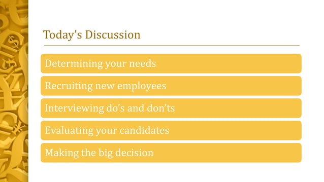 Recruitment and Selection - Management for Dummies | PPT