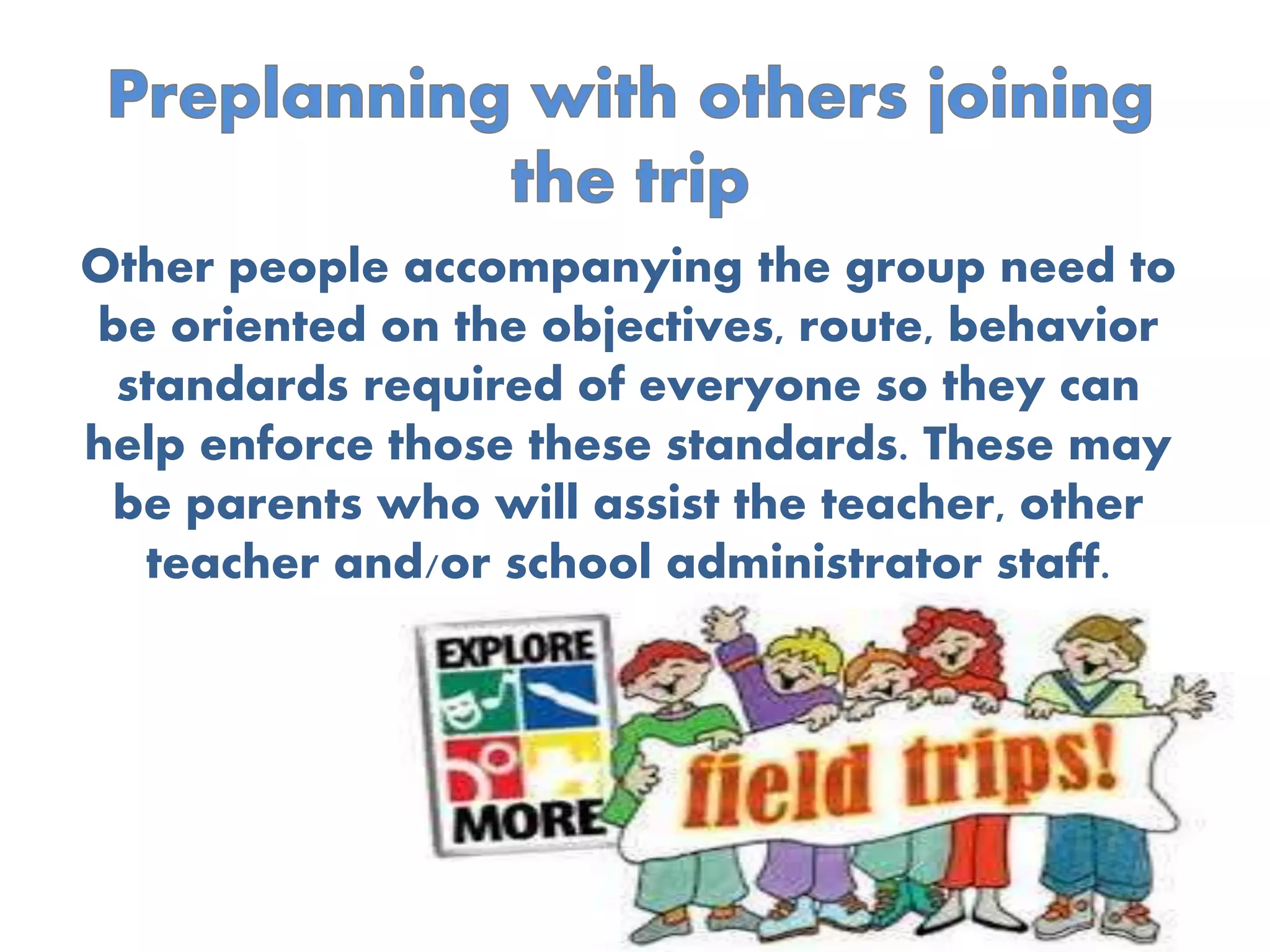 Making the most community in field trip | PPT