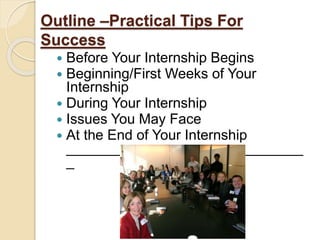 Making the most of your internship! | PPT