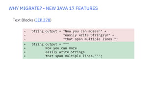 Making The Move To Java 17 (JConf 2022) | PDF