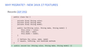Making The Move To Java 17 (JConf 2022) | PDF
