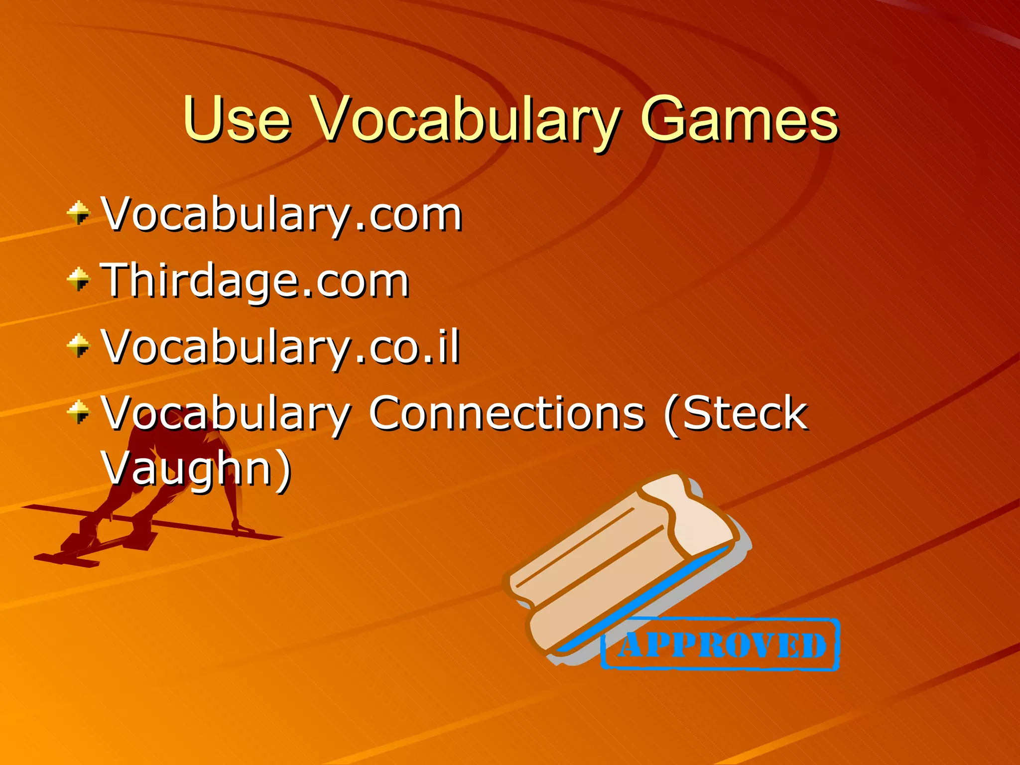 Making the vocabulary connection in middle schools | PPT