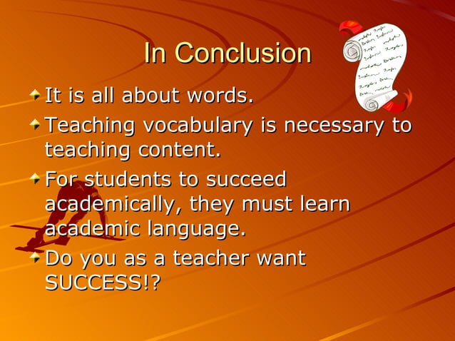 Making the vocabulary connection in middle schools