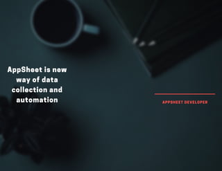 Appsheet developer | PDF