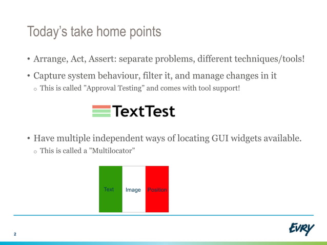 Making Visual Gui Testing Agile Ppt