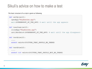 Making visual gui testing agile | PPTX