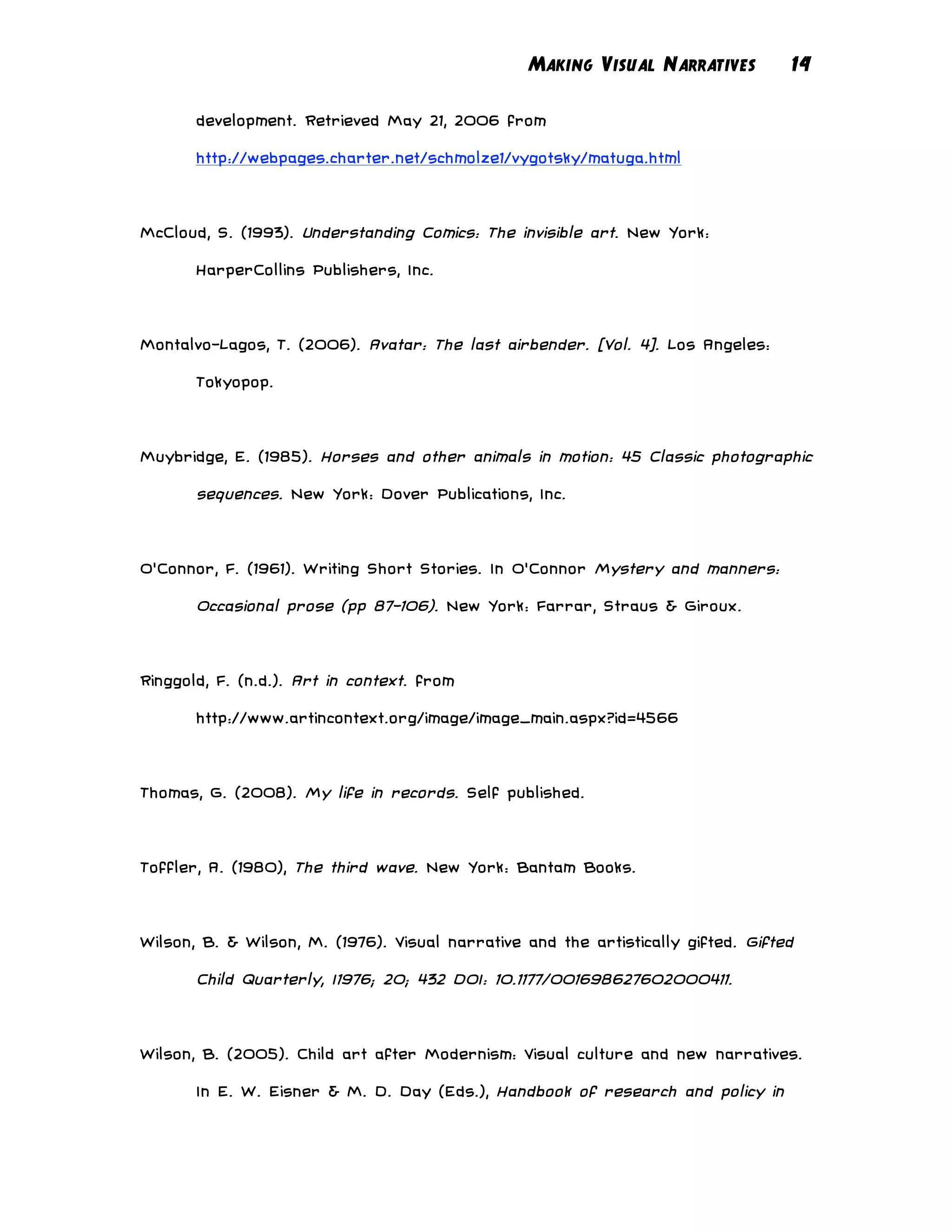 Making Visual Narratives | PDF