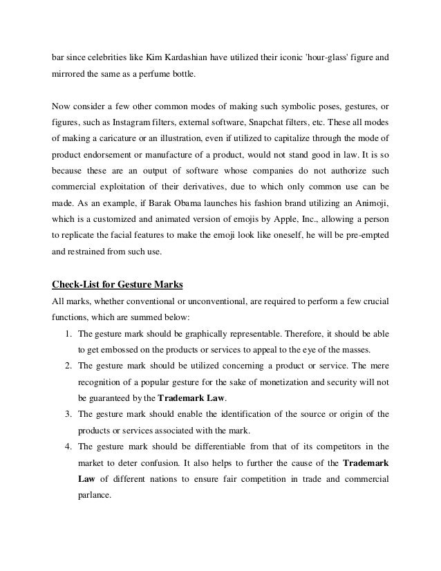 Making Way for Gesture Trademarks | PDF