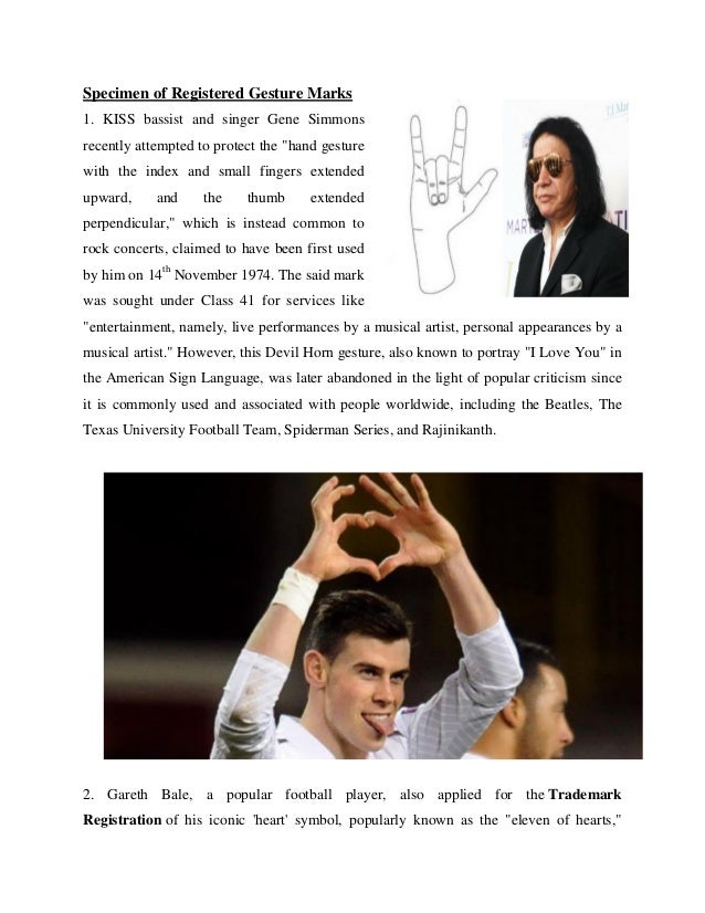 Making Way for Gesture Trademarks | PDF