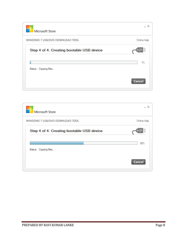 Making windows 7 bootable usb device | PDF