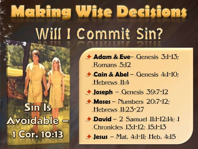 Making wise decisions | PPTX