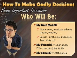 Making wise decisions | PPTX