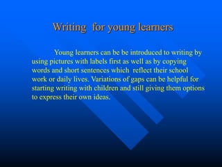 Making writing enjoyable | PPTX