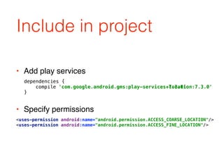 Infinum Android Talks #9 - Making your app location-aware | PPT