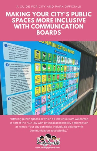 A guide to purchasing a communication board for your city playground | PDF