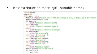 Making your code more readable.pptx