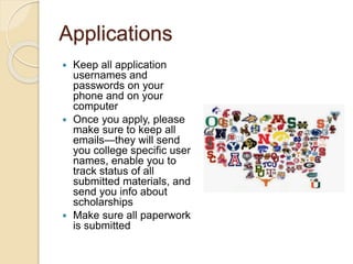 Fall 2020 Making Your College Application Stand Out | PPT