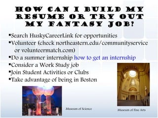 Making your fantasy job a reality | PPT