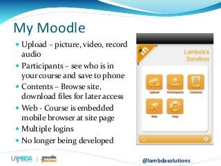 Making your Moodle Mobile | PPTX