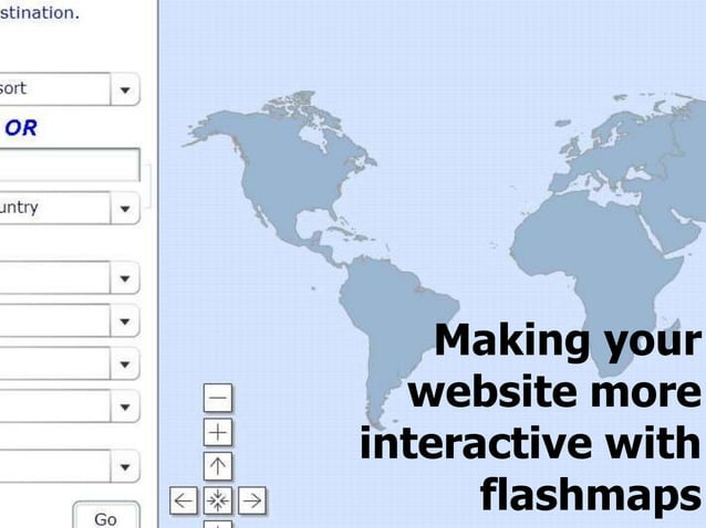 Making your website more interactive with flash maps | PPT