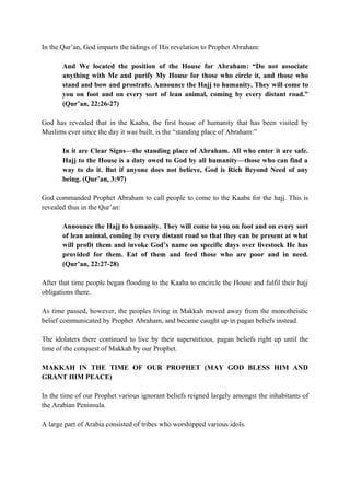 Makkah. Mother of cities and the holy site of Ka'bah. english | DOC