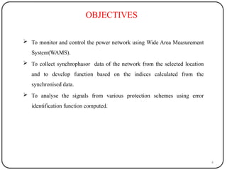Real time analysis of power system protection | PPTX