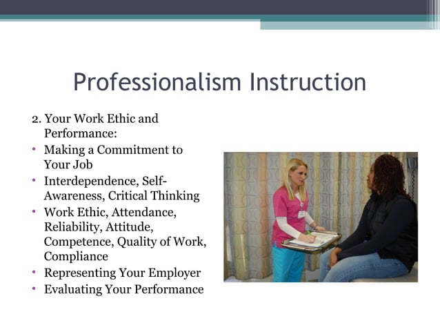 Makely: Teaching Professionalism in Health Care | PPT | Career Advice ...