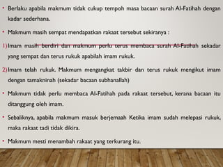 makmum muafiq & masbuk serta sujud sahwi.ppt