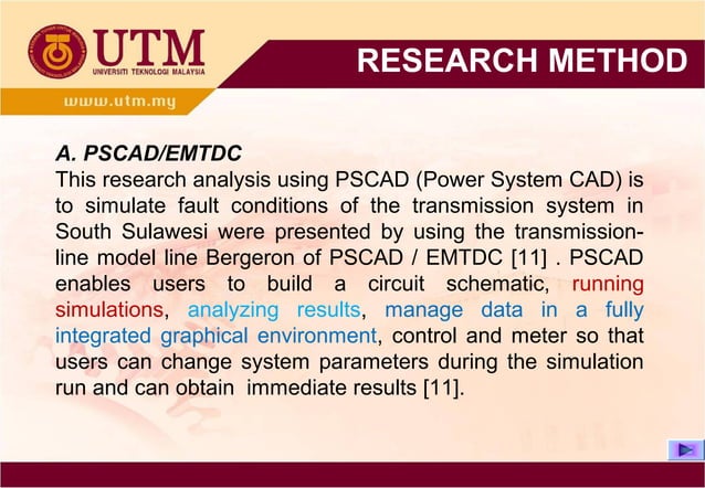 FAULT ANALYSIS USING PSCAD/EMTDC for 150 kV SOUTH SULAWESI TRANSMISSION ...