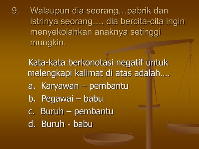 Makna denotasi-dan-konotasi | PPT