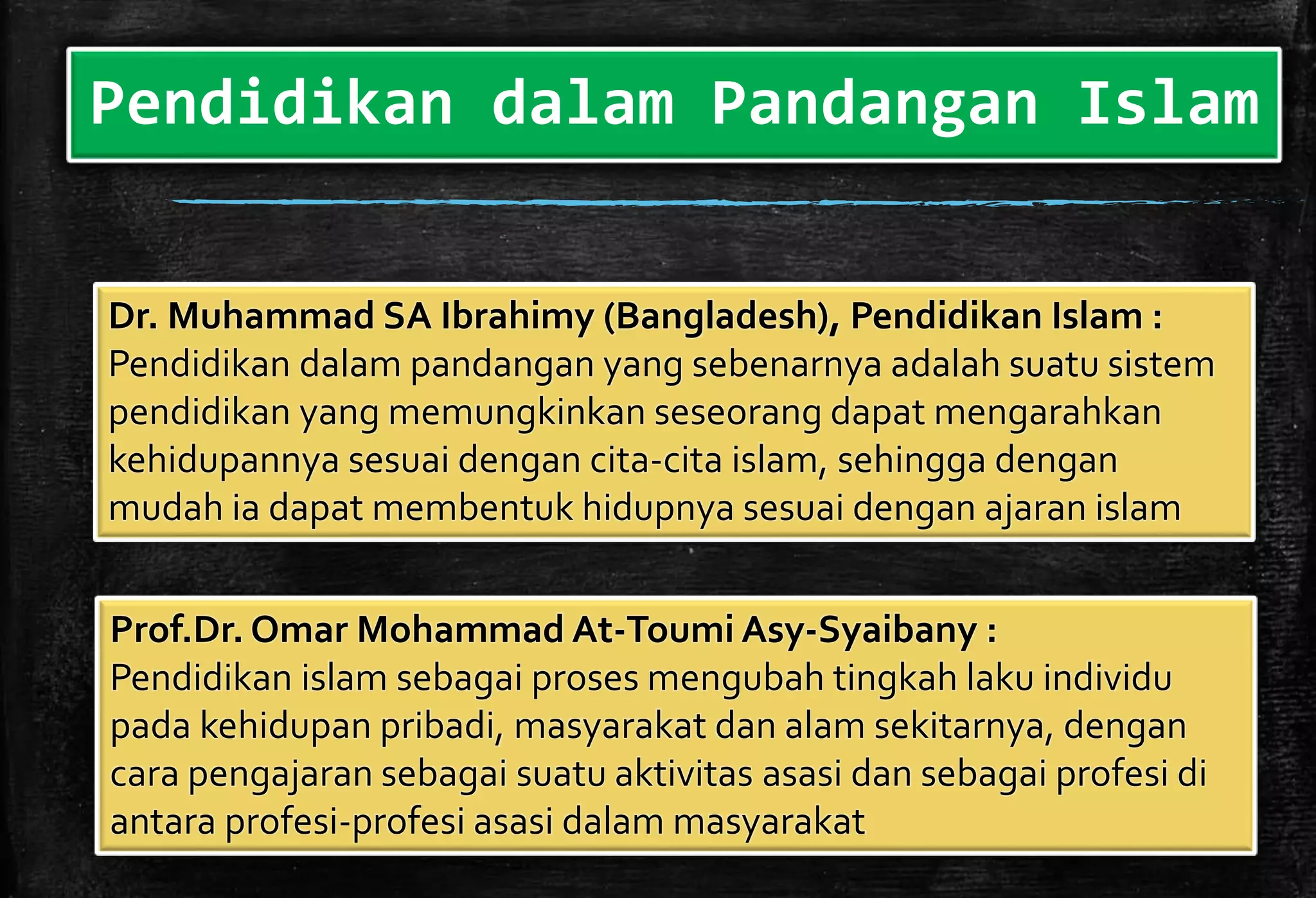 Makna Adab dalam Perspektif Pendidikan Islam | PPTX