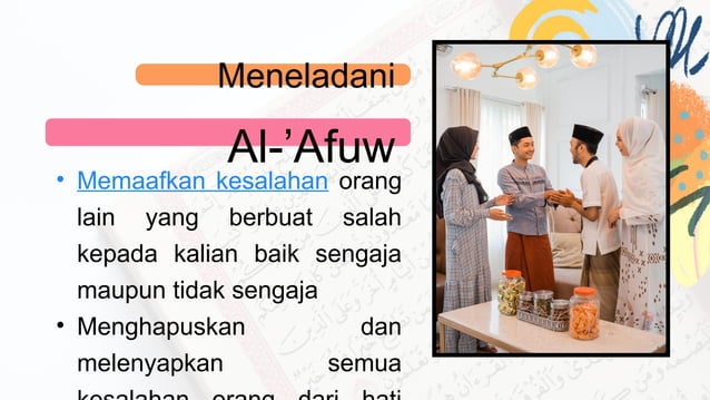 Makna Al Gaffar dan Al Afuw pada asmaul husna | PPTX