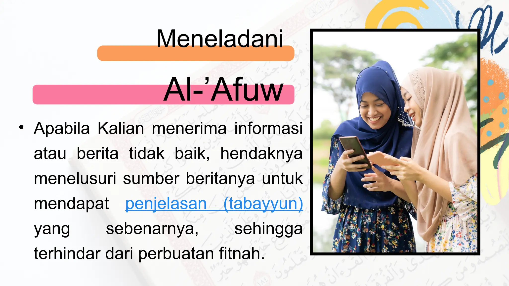 Asmaul Husna Makna Al Gaffar dan Al Afuw | PPTX