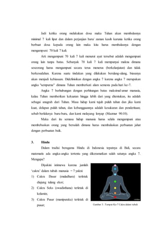 Makna angka 7 dalam sudut pandang agama | DOCX