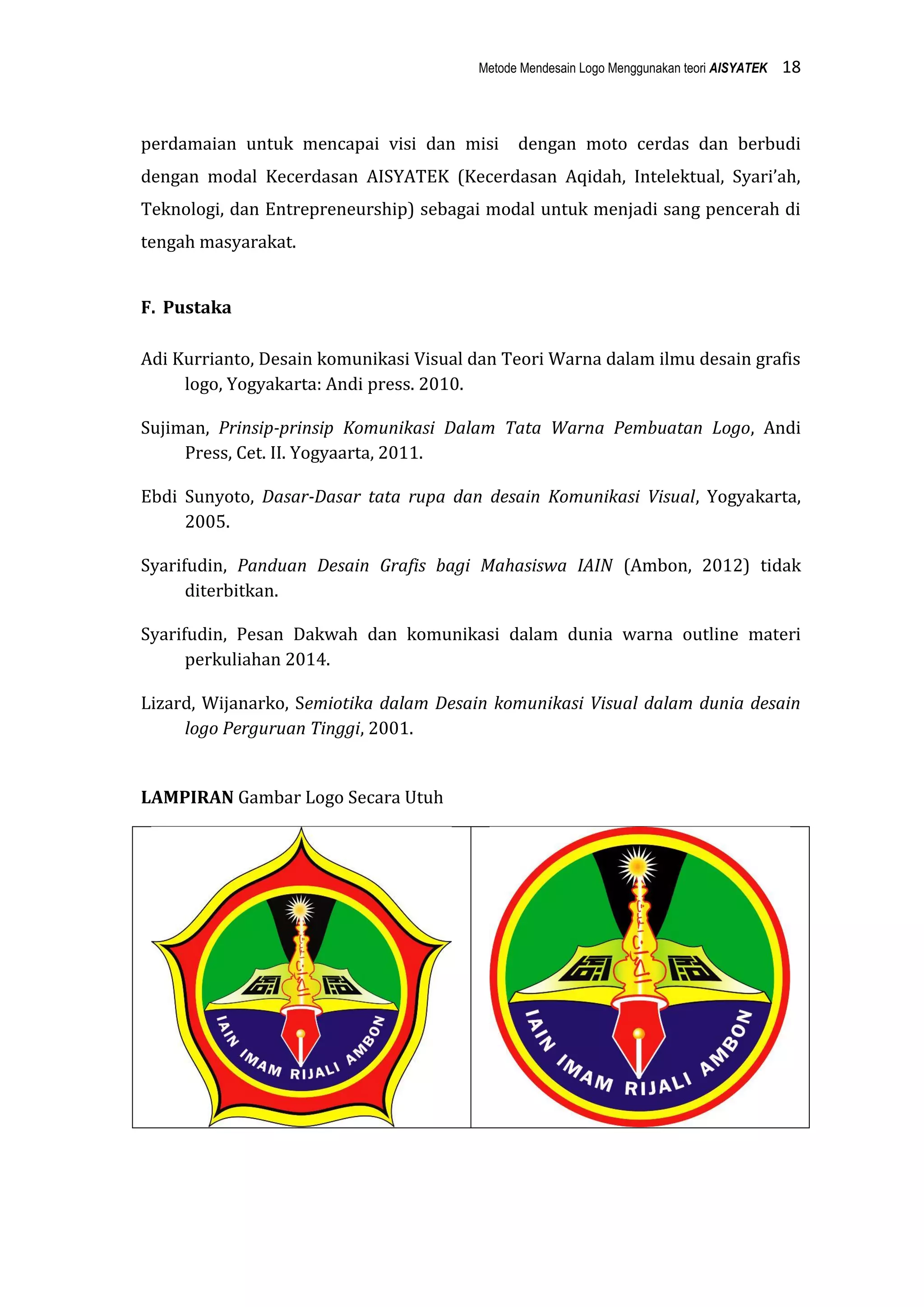 Makna filosofi logo iain ambon | PDF