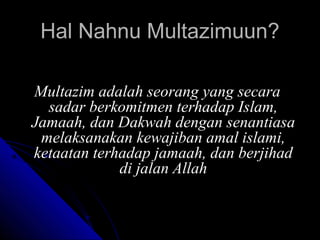 Arti Iltizam dalam dakwah | PDF