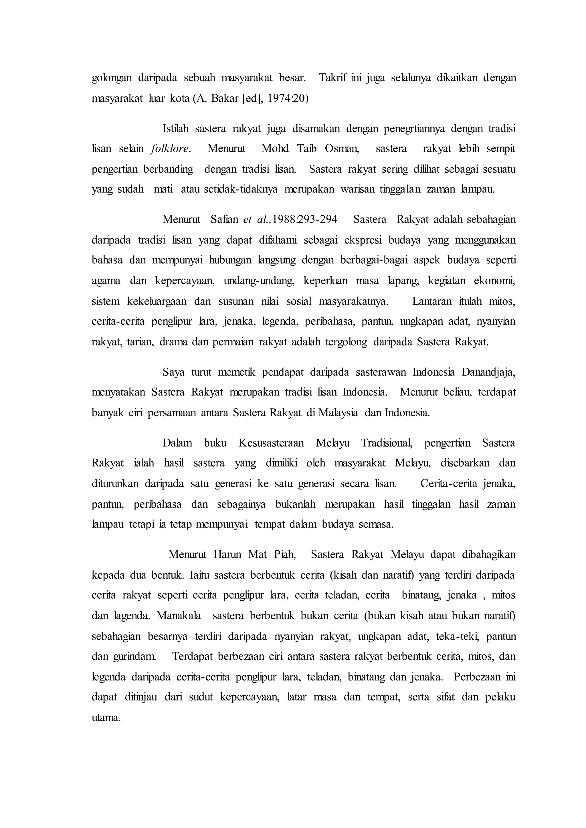 Makna sastera | DOCX