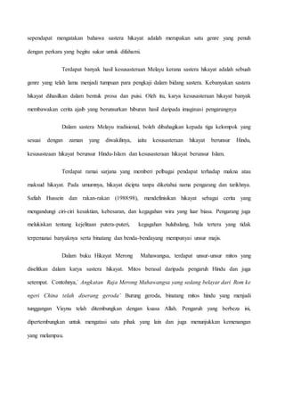 Makna sastera | DOCX