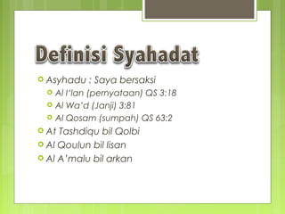 Makna Syahadat | PPT