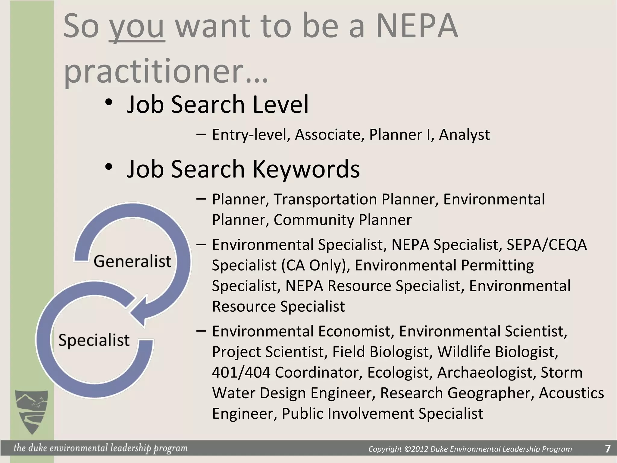 Makoid NEPA Practitioner | PPT