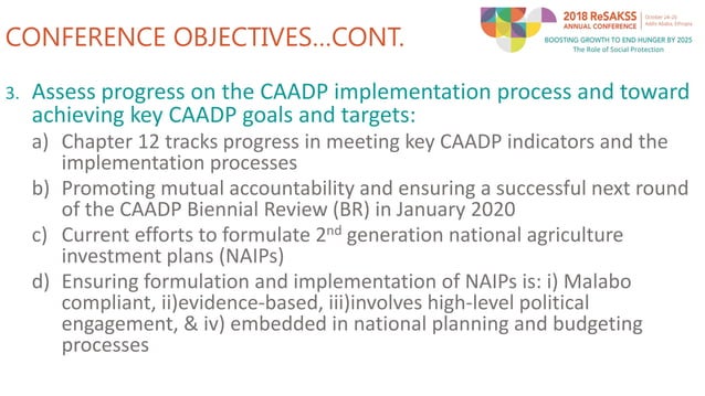 CONFERENCE OBJECTIVES & EXPECTED OUTCOMES | PPT