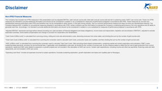 Mako Mining | PDF