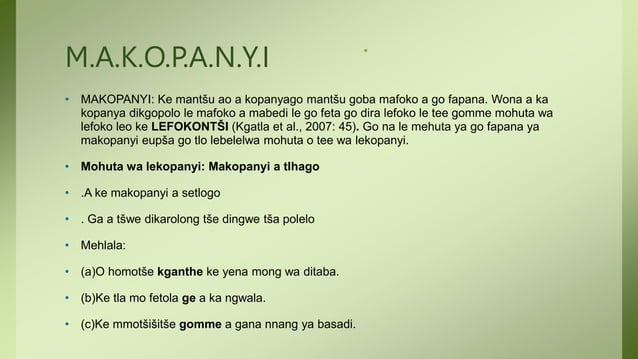 MAKOPANYI PRESENTATION-2022.pptx | Educational Assessment | Education