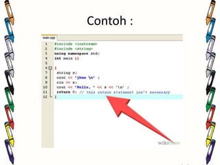 konsep asas pengaturcaraan | PPT