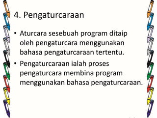 konsep asas pengaturcaraan | PPTX
