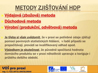 Metody HDP | PPTX