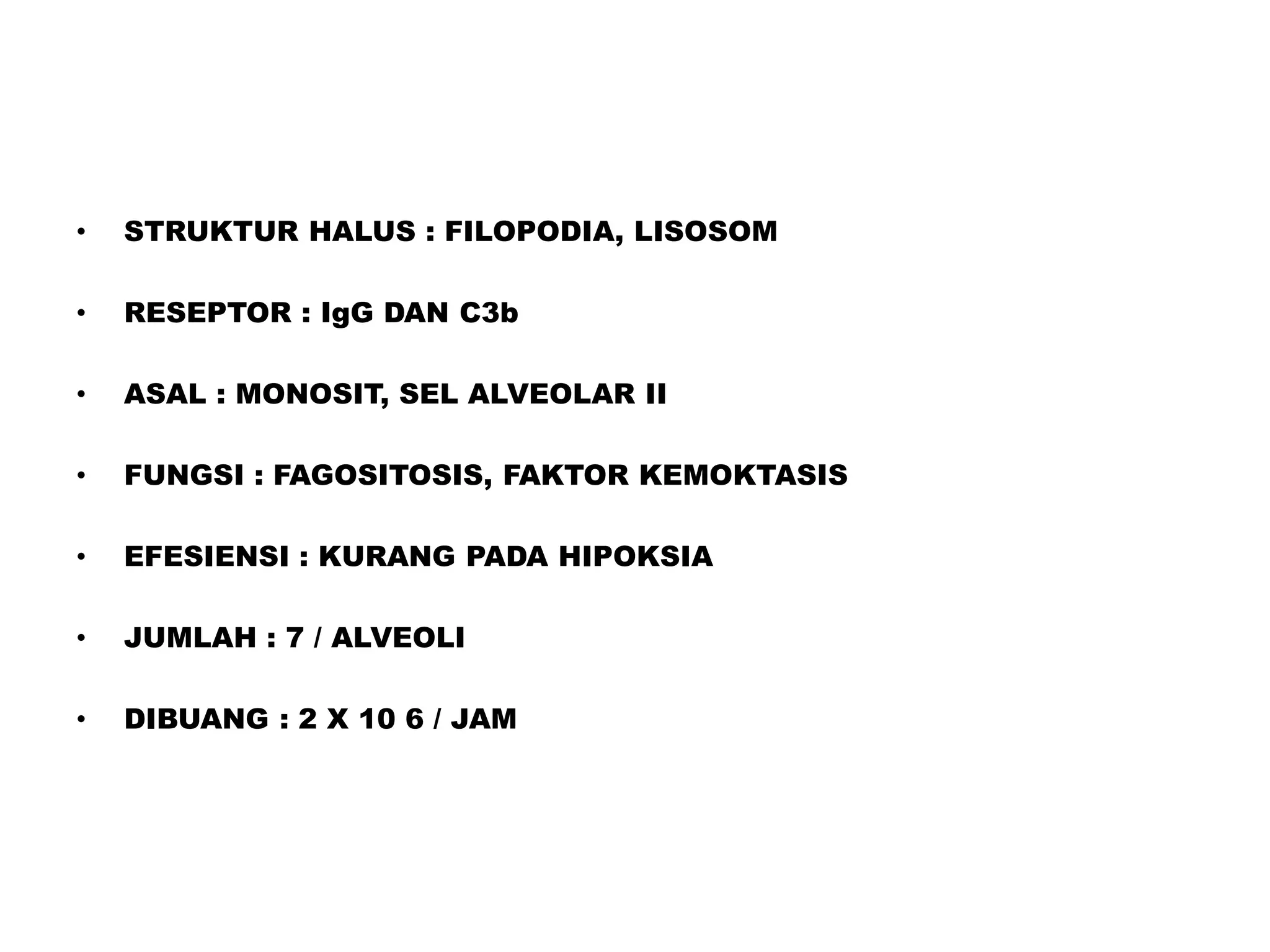 Makrofag alveolar | PPTX